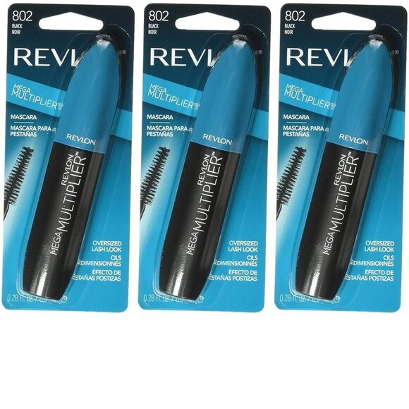 Revlon | Makeup | Revlon Mega Multiplier Mascara 82 Black 028 Fl Oz 3 ...